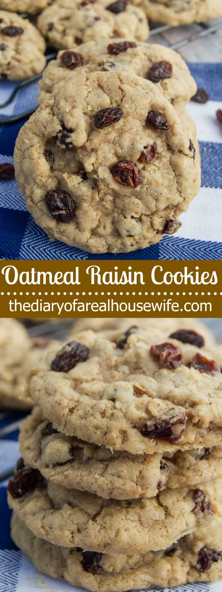 Oatmeal Raisin Cookies - The Diary of a Real Housewife